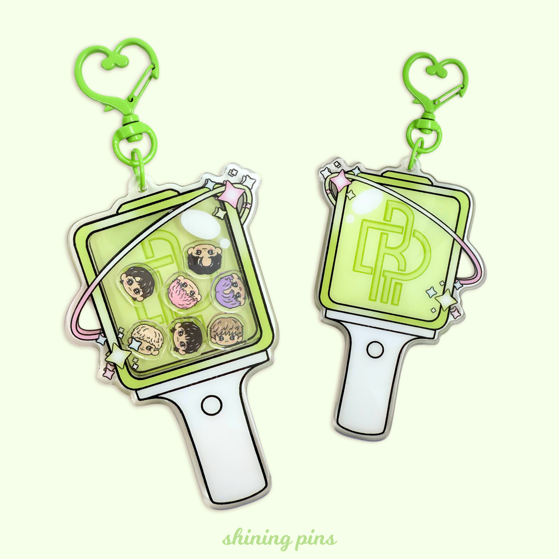 Shining Pins | Nct Dream Lightstick Shaker Keychain