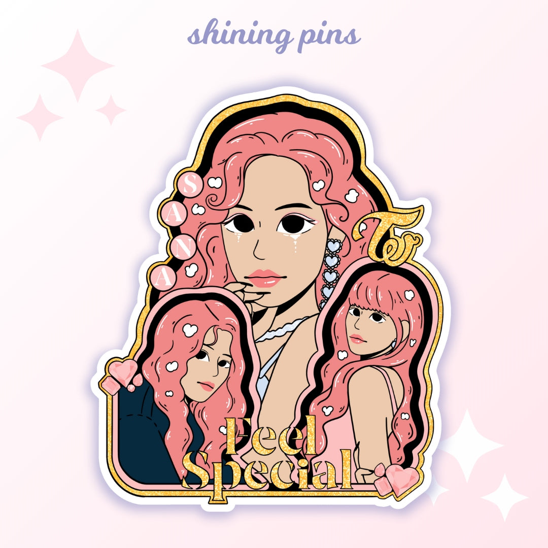 Shining Pins | Twice Sana 'Feel Special' - Sticker – Shining Studio