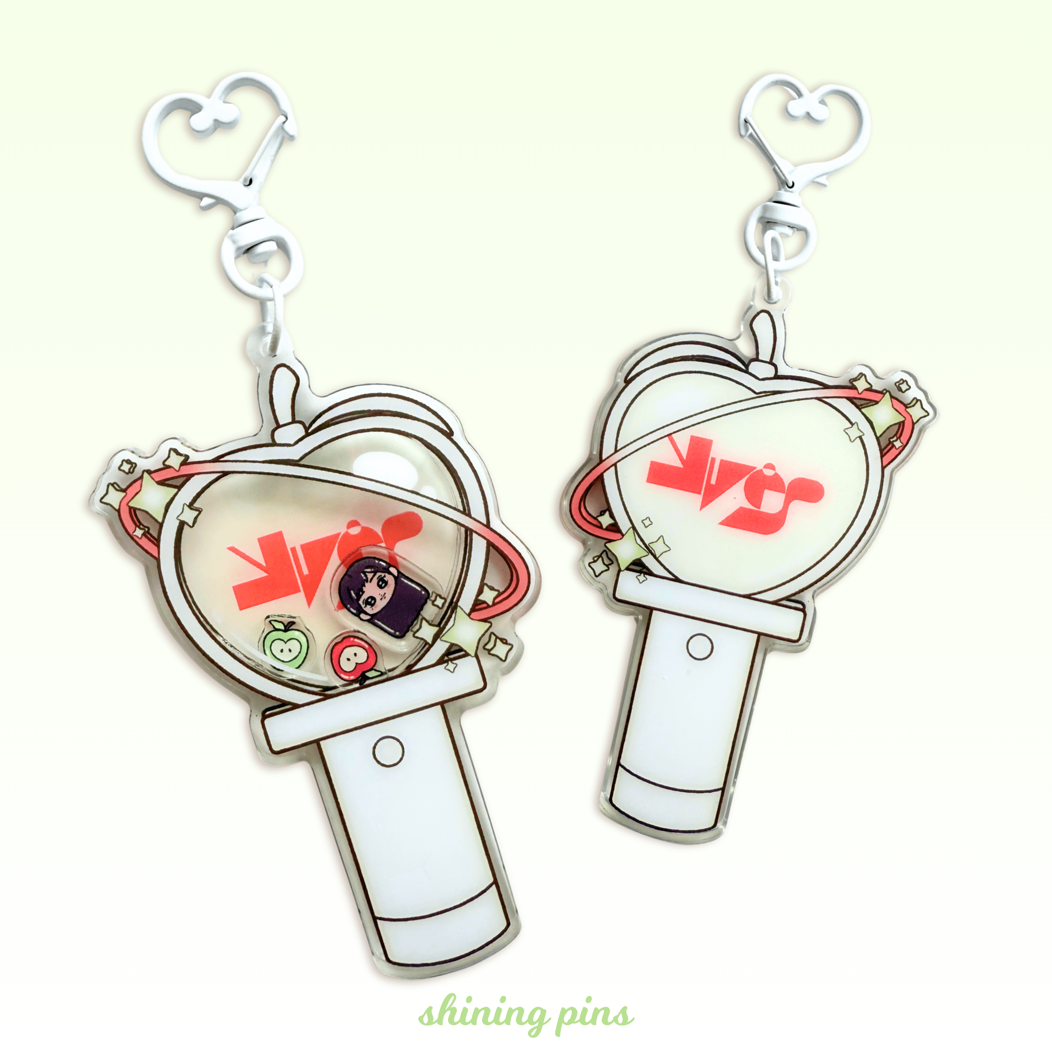 Shining Pins | Yves Lightstick Shaker Keychain – Shining Studio